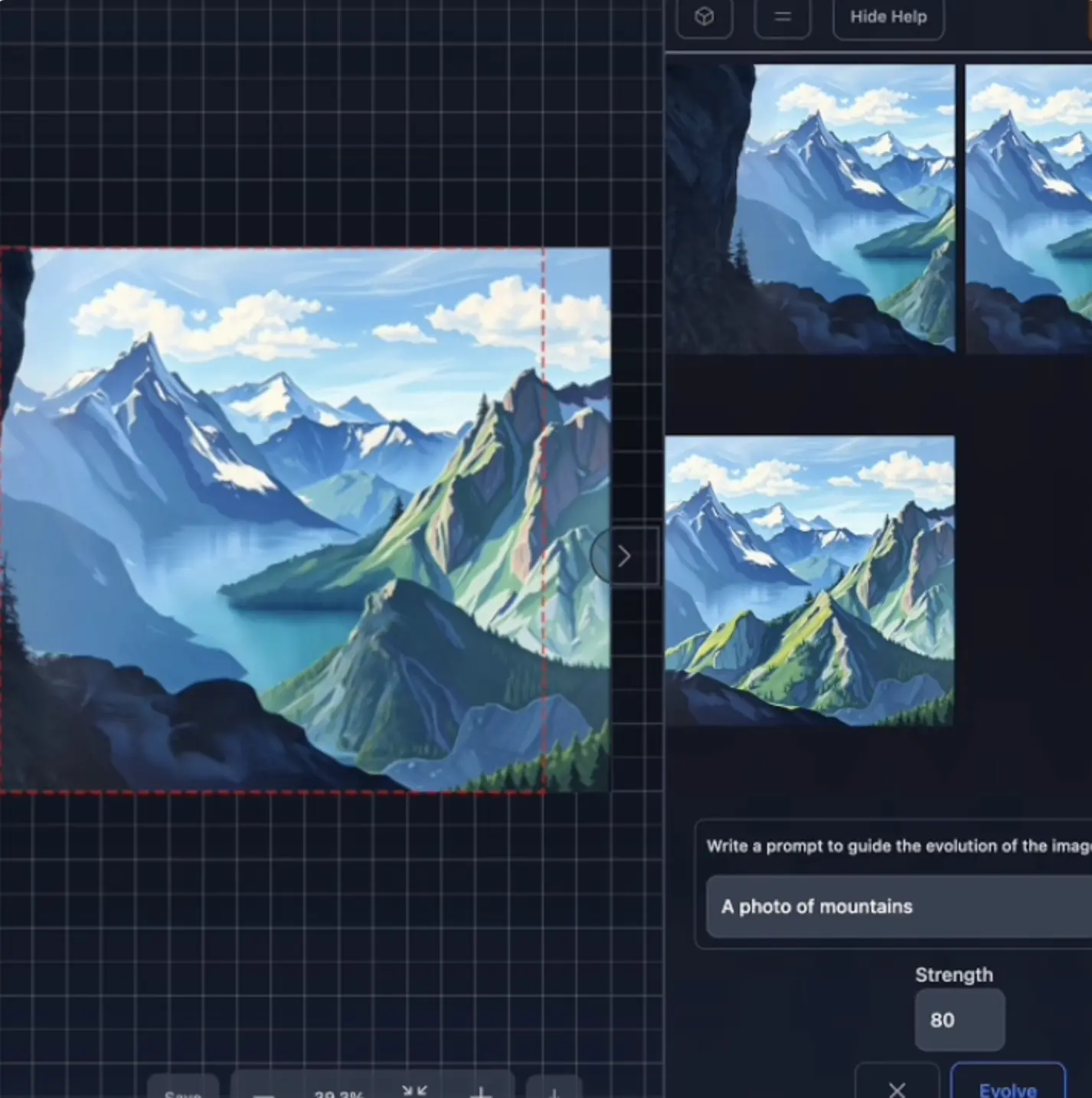 AI Scenery - Draw, generate and edit AI landscapes